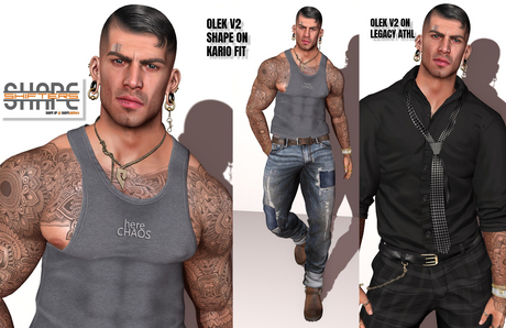 Second Life Marketplace - [SHAPEshifters]OLEK V1+2 SHAPES FOR LEL EVOX ...